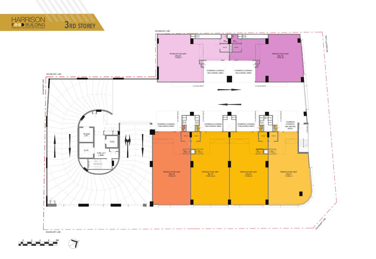 Harrison Food Factory Floor Plan - Harrison Food Building